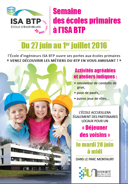 ISA BTP : coup de projecteur sur les métiers du BTP - Université de Pau ...