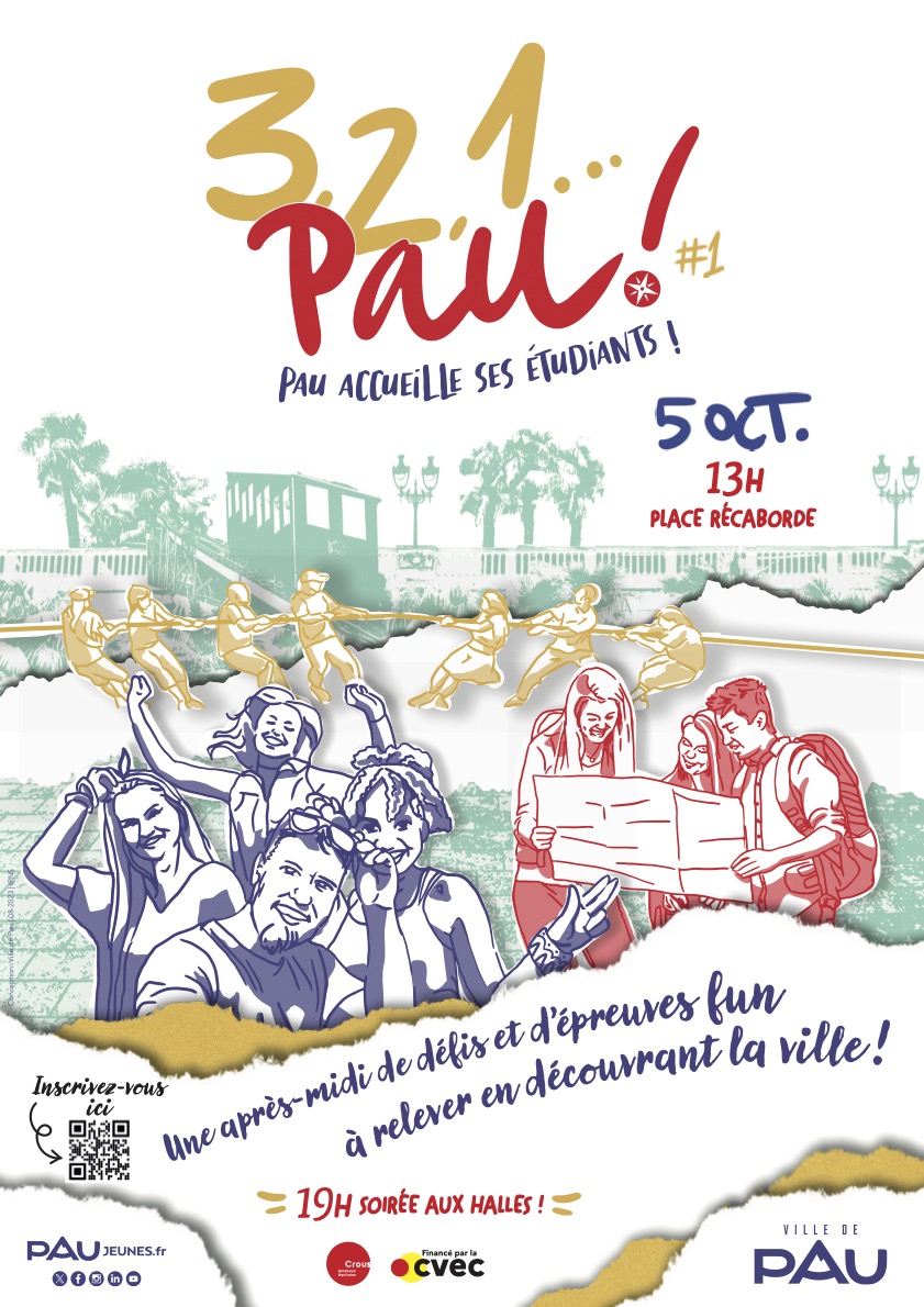Pau accueille ses étudiants !!! « 3 -2 -1 : PAU ! » - Université de Pau ...